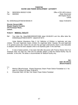 7. WAPDA Medical Attendance Rule 1979.DOC