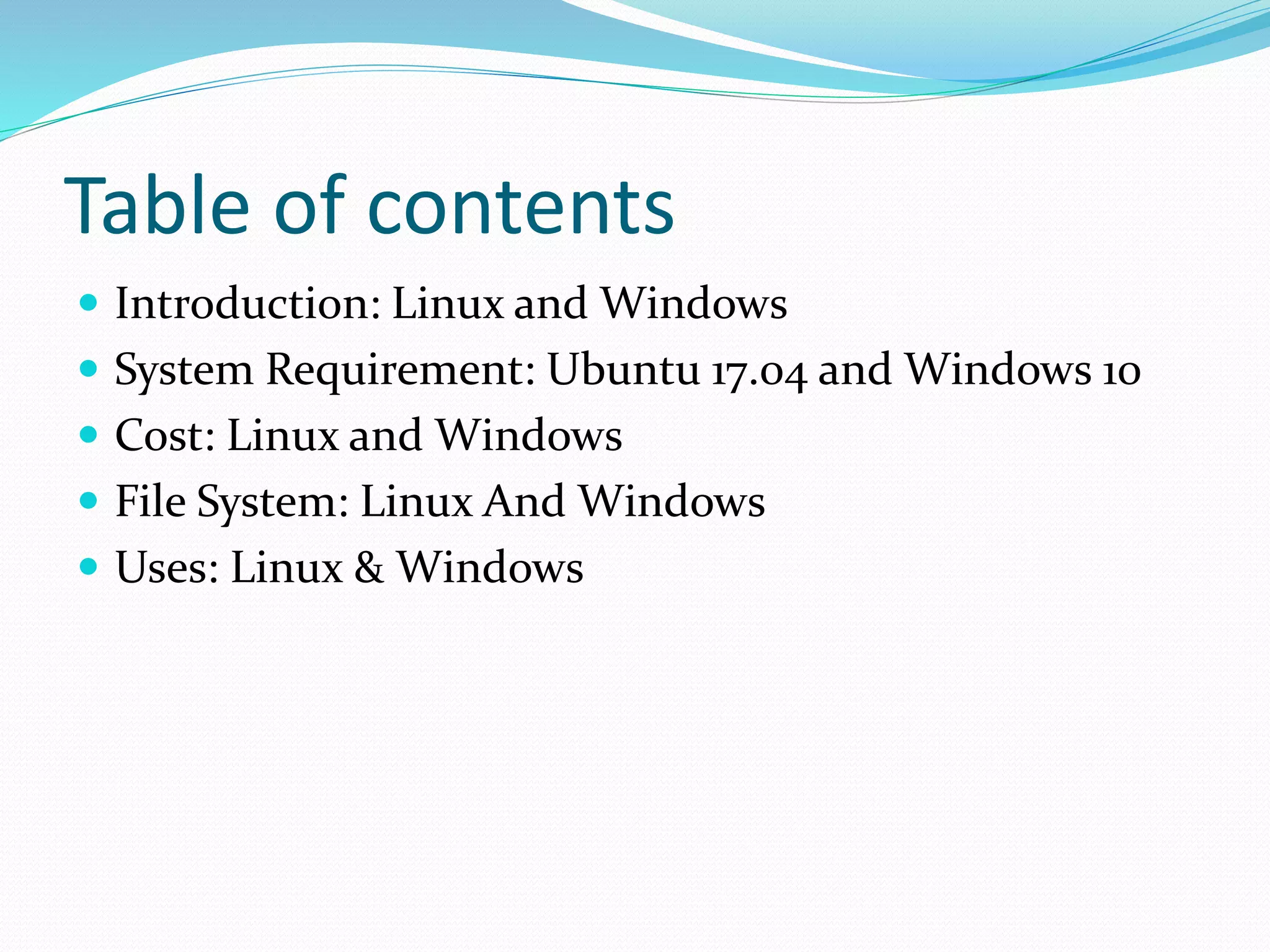 Comparative Study of Windows And Linux.pptx