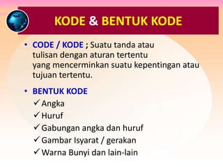 Struktur Kode Identifikasi Material_ Training "SPAREPART MANAGEMENT ...