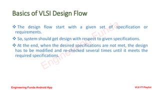 VLSI Design Flow | PDF