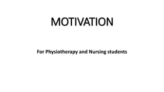 MOTIVATION- Psychology.pptx