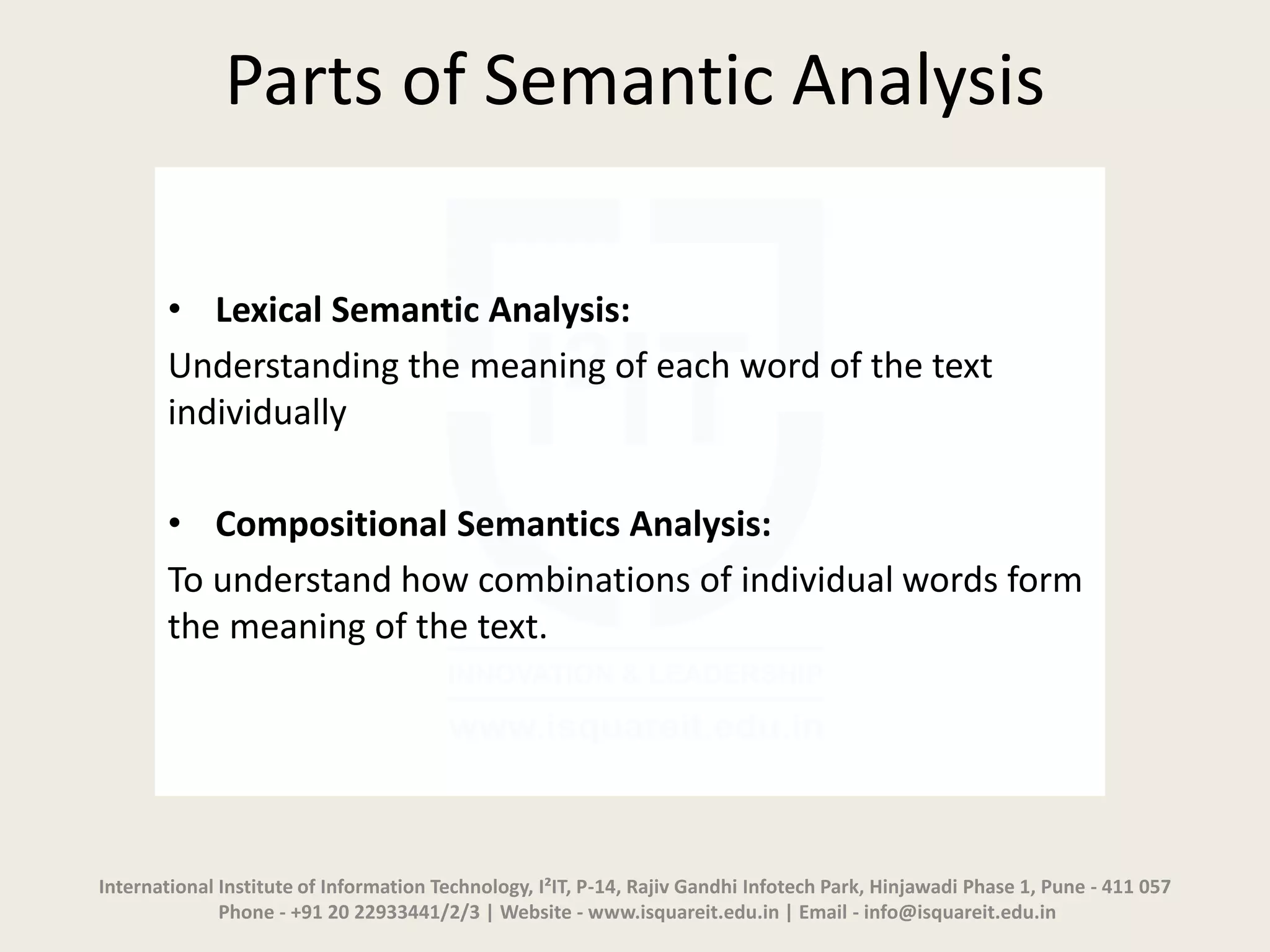 Understanding Natural Language Processing | PPTX