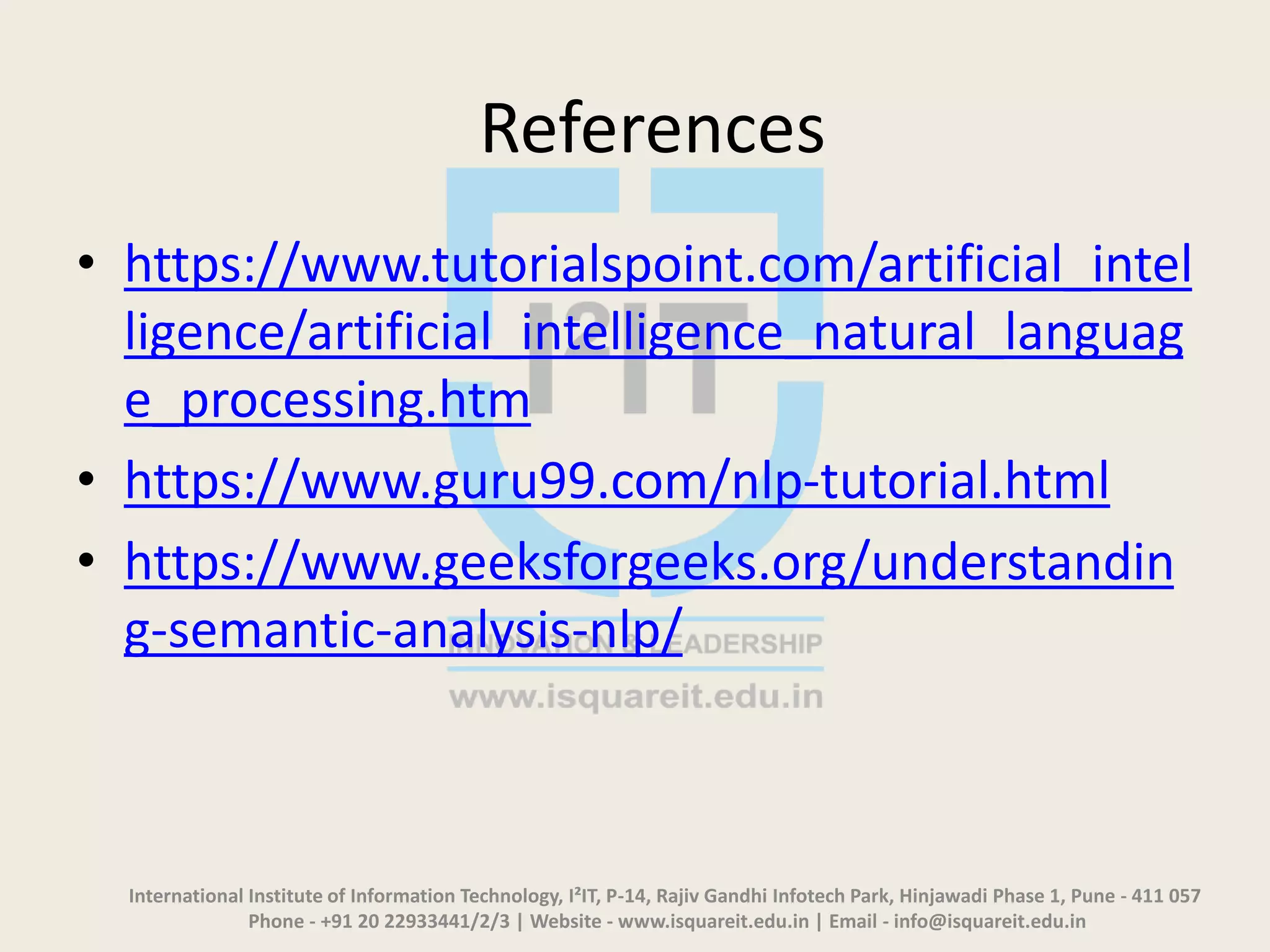 Understanding Natural Language Processing | PPTX