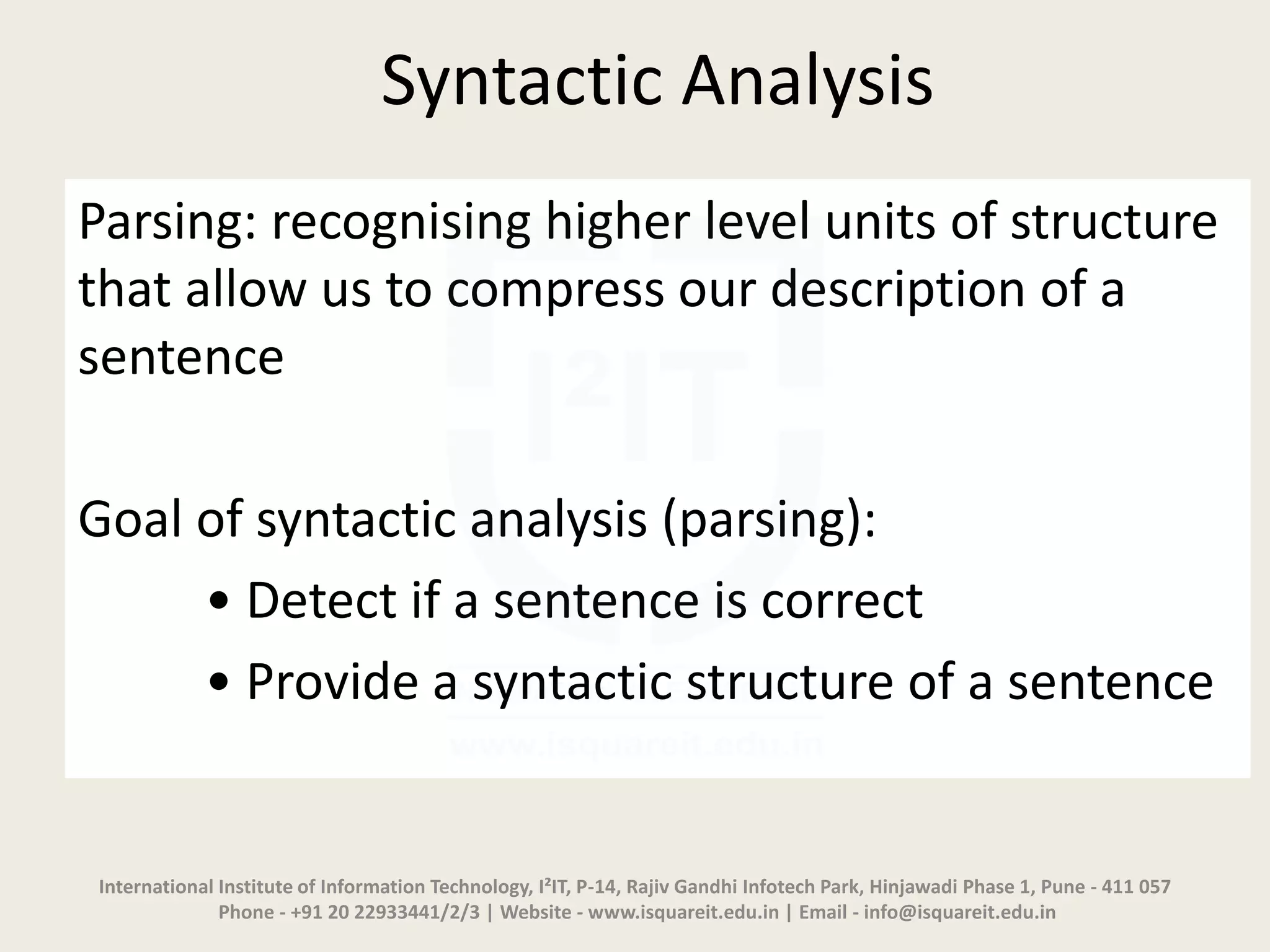 Understanding Natural Language Processing | PPTX