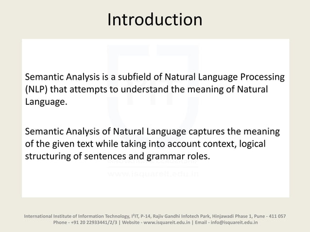 Understanding Natural Language Processing | PPT