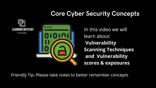 Vulnerability Scanning Techniques and Vulnerability scores & exposures ...