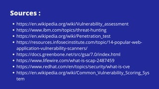 Vulnerability Scanning Techniques and Vulnerability scores & exposures ...