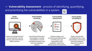 Vulnerability Scanning Techniques and Vulnerability scores & exposures | PPT