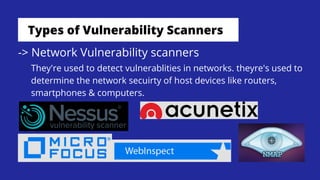 Vulnerability Scanning Techniques and Vulnerability scores & exposures | PPT