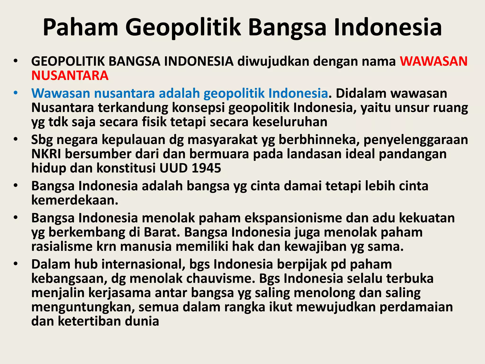 7. BAB VII WAWASAN NUSANTARA SEBAGAI GEOPOLITIK INDONESIA.ppt
