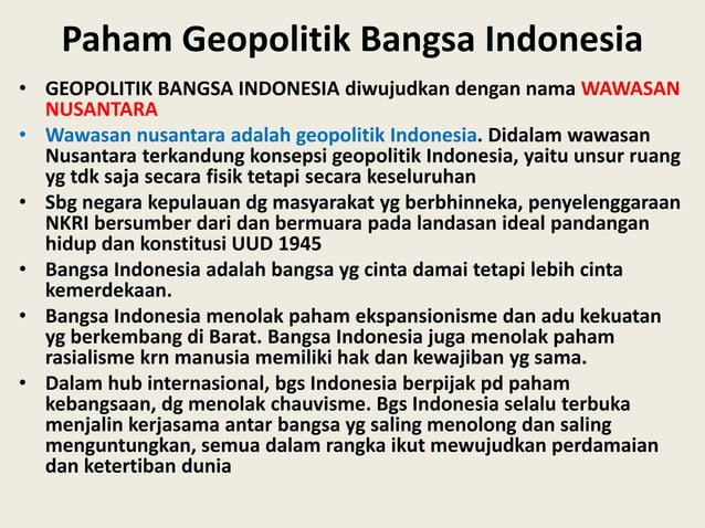 7. BAB VII WAWASAN NUSANTARA SEBAGAI GEOPOLITIK INDONESIA.ppt