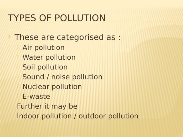 EVS environmental pollution | PDF