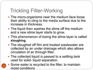 Trickling Filter For Water