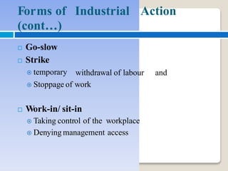 Industrial Action | PPTX