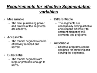 segmentation, targeting, and positioning | PPT