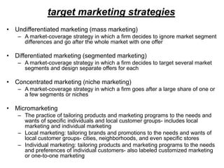 segmentation, targeting, and positioning | PPT