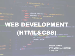 Introduction To HTML | PPTX