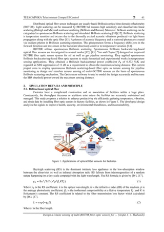 Design a remote sensing of multi-BOTDR fiber optic sensors for fuel pipeline monitoring | PDF