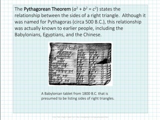 7.1 Pythagorean Theorem | PPT