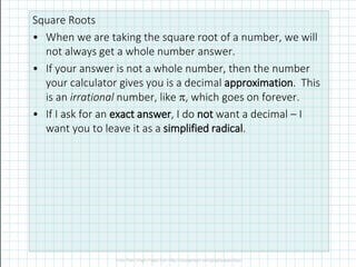 7.2 Pythagorean Triples and Simplifying Radicals | PDF