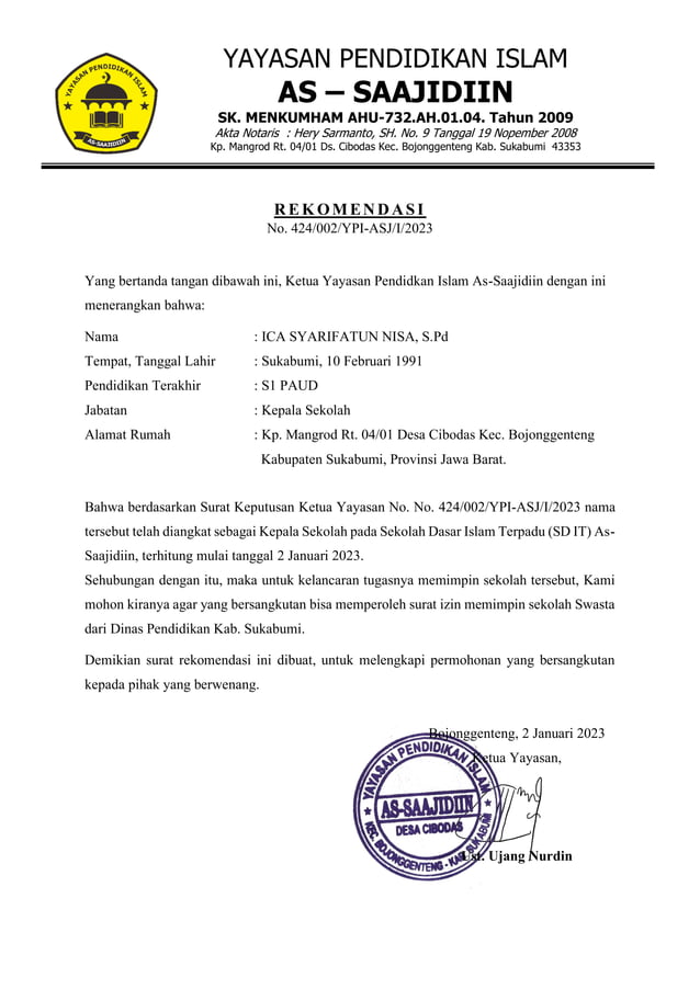 7. REKOMENDASI YAYASAN.pdf