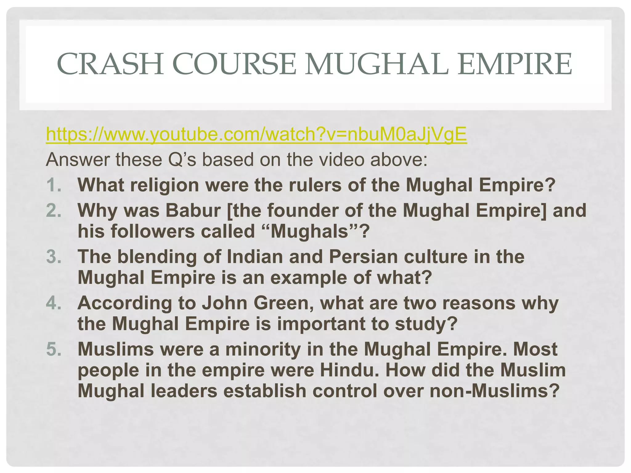 7.1 Mughal Empire.ppt