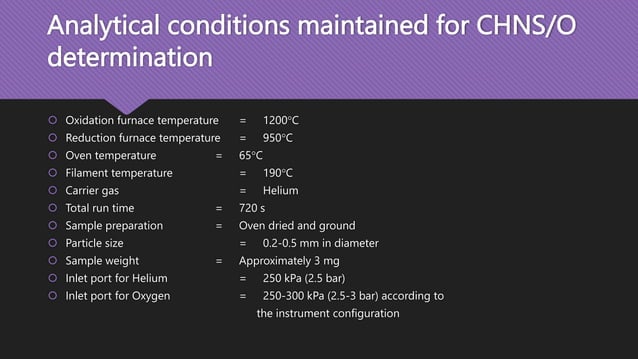 7. CHNOS Analyser.pptx | Chemistry | Science