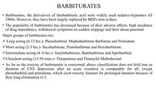 7. d.) Barbiturates and Benzodiazepine.pptx | Chemistry | Science