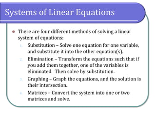 7.1 Systems of Linear Equations - Two Variables | PDF