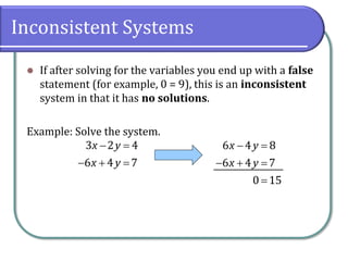 7.1 Systems of Linear Equations - Two Variables | PDF