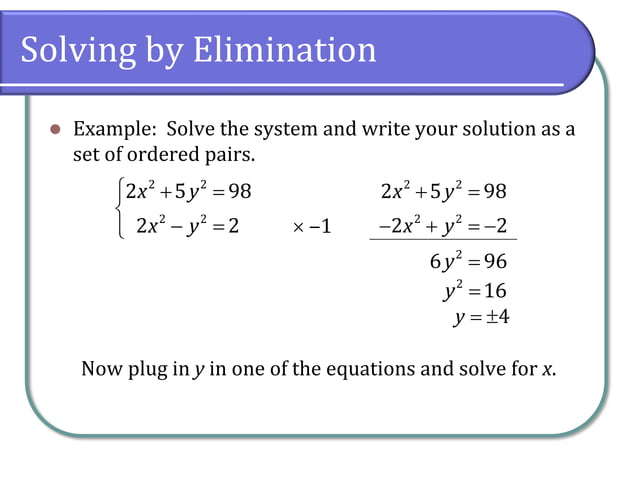 7.3 Systems of Nonlinear Equations | PDF
