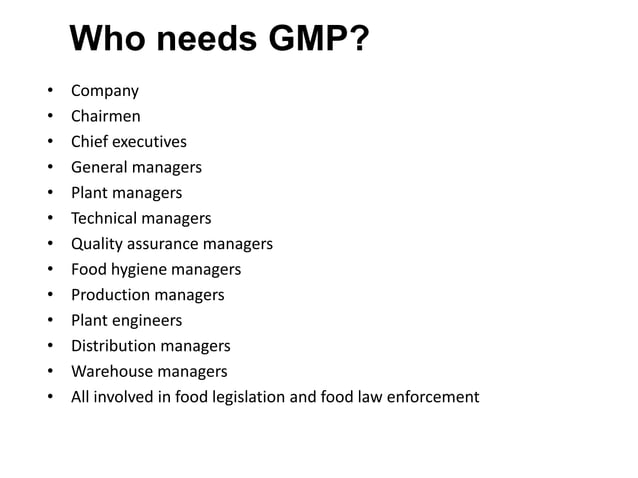 7. GAP and GMP.pptx | Agriculture | Industries