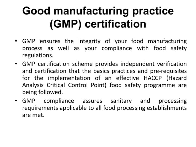 7. GAP and GMP.pptx | Agriculture | Industries