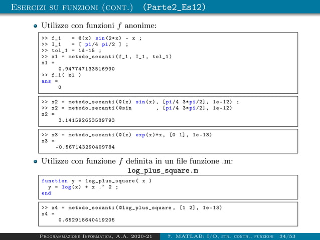 7. MATLAB - Parte 2 (IO, cicli, funzioni).pdf