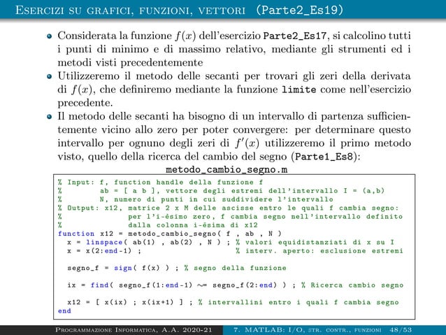 7. MATLAB - Parte 2 (IO, cicli, funzioni).pdf