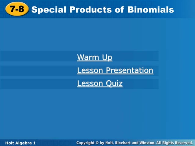 7.8.-SPECIAL-PRODUCTS.ppt | Physics | Science