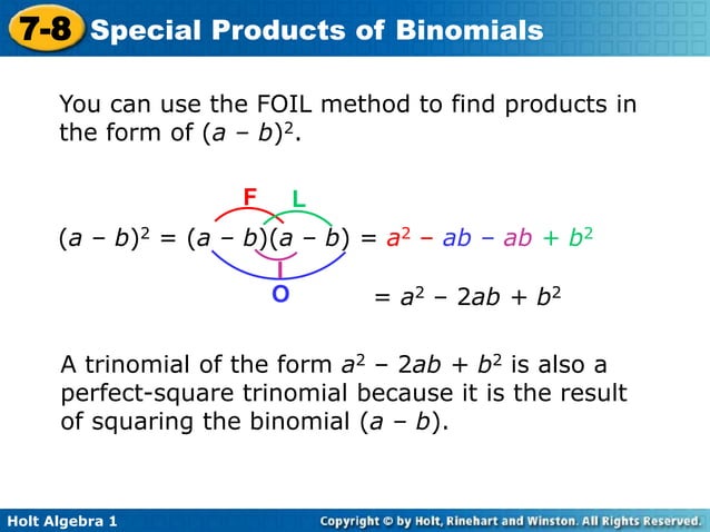 7.8.-SPECIAL-PRODUCTS.ppt | Physics | Science