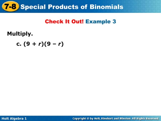 7.8.-SPECIAL-PRODUCTS.ppt | Physics | Science