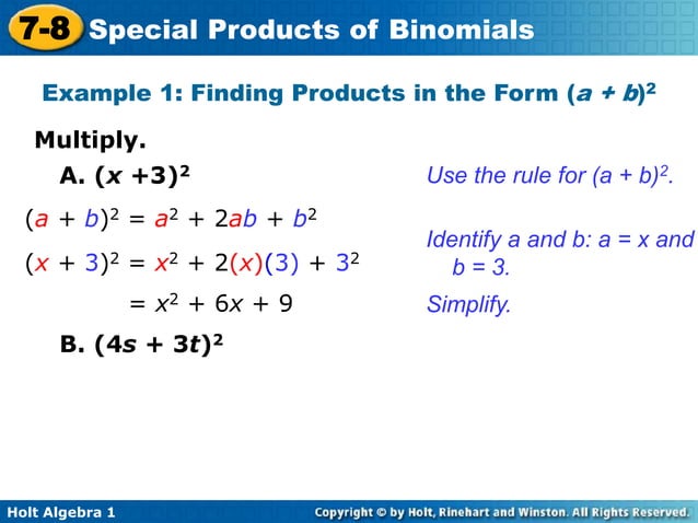 7.8.-SPECIAL-PRODUCTS.ppt | Physics | Science