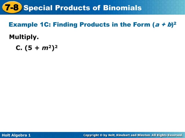 7.8.-SPECIAL-PRODUCTS.ppt | Physics | Science