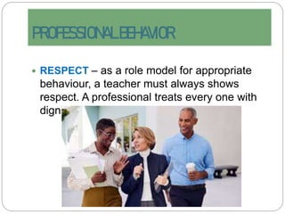 7. Professional Attributes of the Teacher - Pino & Salimbona.pptx