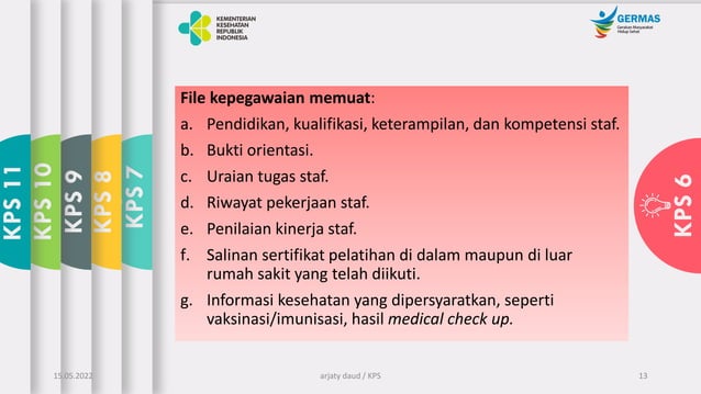 7. Standard Arkreditasi KPS Arjaty Daud.pdf