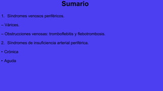 7. Síndromes del Sistema vascular periférico.ppt