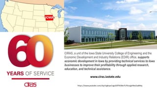 Iowa State University CIRAS | PPTX | Business | Business and Finance