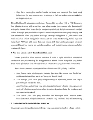 7.Hakikat Metode Pendidikan dalam Islam .doc