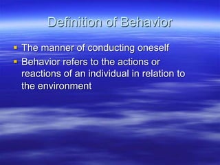 7. Understanding Your Childs Behavior.ppt