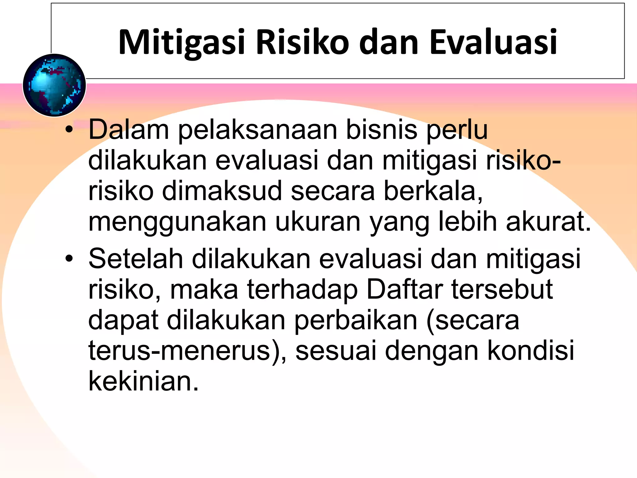 Contoh_Penyusunan dan Membangun Risk Register _Training "RISK ...