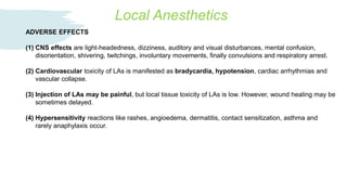 7.Local Anesthetics.pptx | Brain and Nervous System Disorders ...