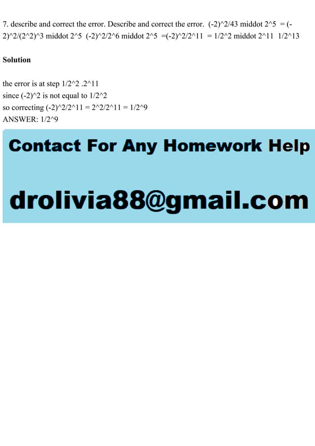 7. describe and correct the error. Describe and correct the error. .pdf