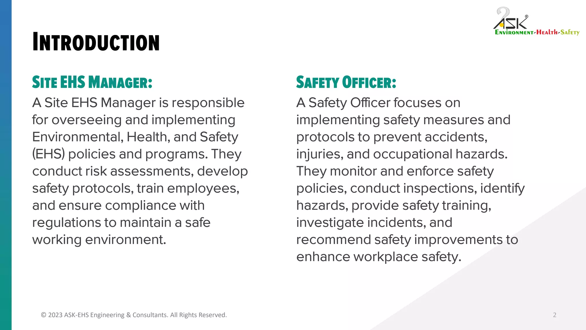 Site EHS Manager vs. Safety Officer.pdf